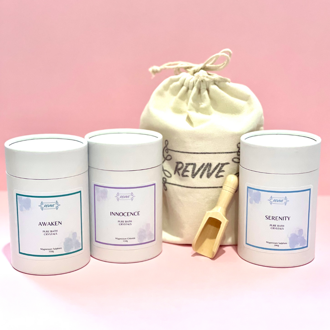 PURE BATH CRYSTAL COLLECTION – REVIVE Pure Organics